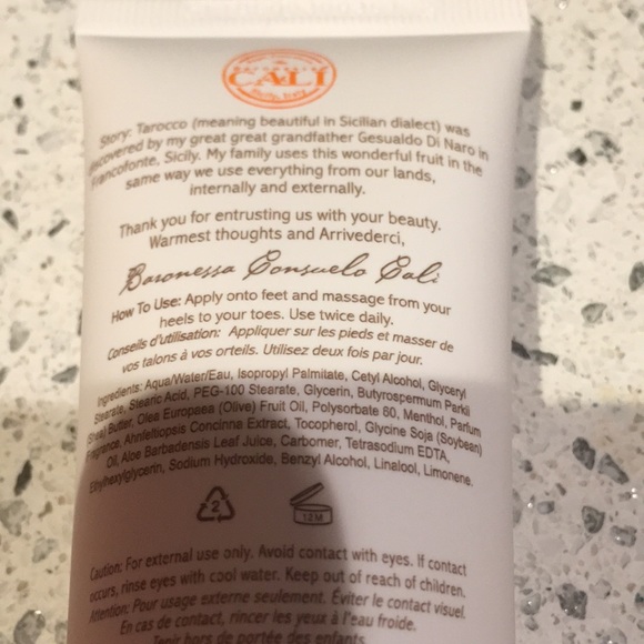 Sephora | Bath & Body | Cali Cosmetics Foot Cream With Menthol In ...